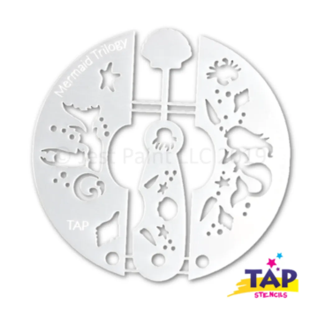 Trilogy Tap Stencil Mermaid