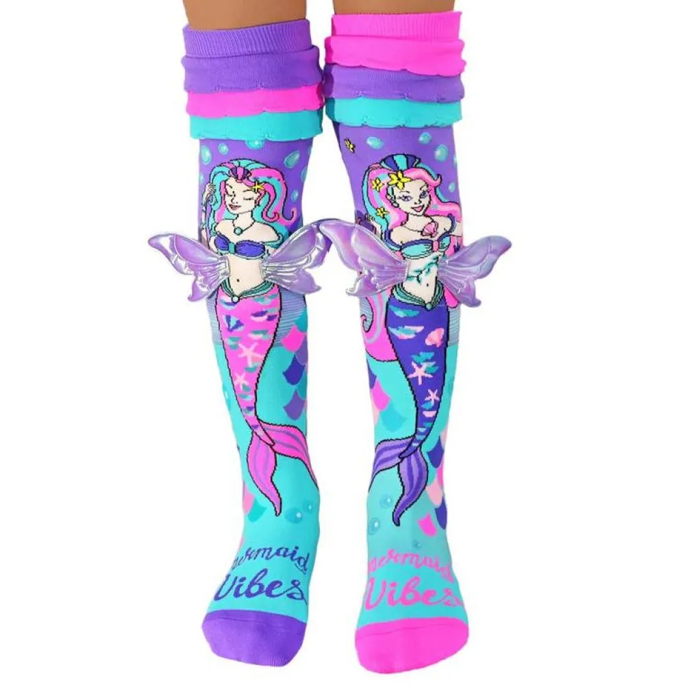 Madmia Mermaid Seaworld Socks size 6-99