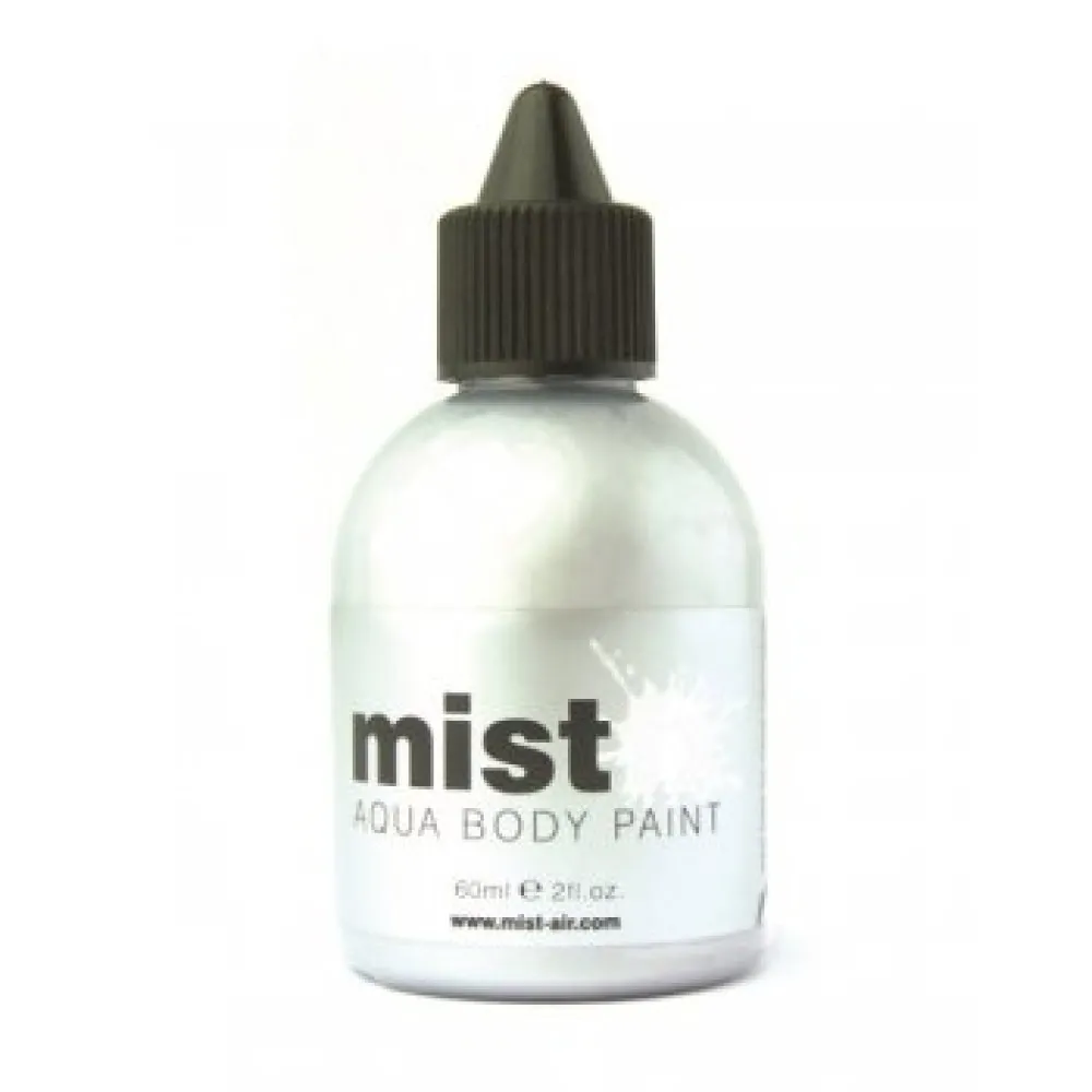 Mistair Aqua Body Paint Pale Silver