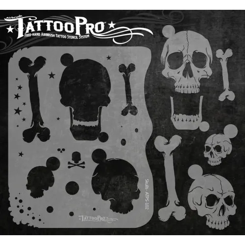 Airbrush Tattoo Pro Skulls