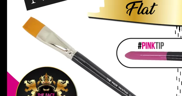 The Face Painting Shop One Stroke Flat Brush