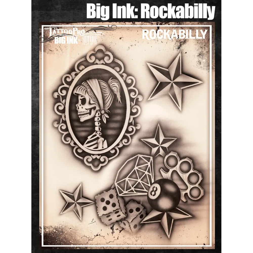 Rockabilly Face Tattoos Rockabilly Skull By Kim Dv... Youngbloods