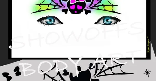 Show Off Stencil Scary Princess