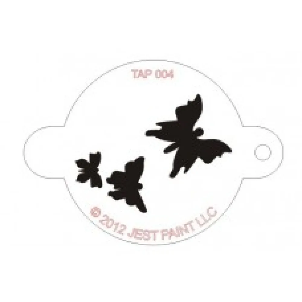 TAP 004 Stencil Butterflies